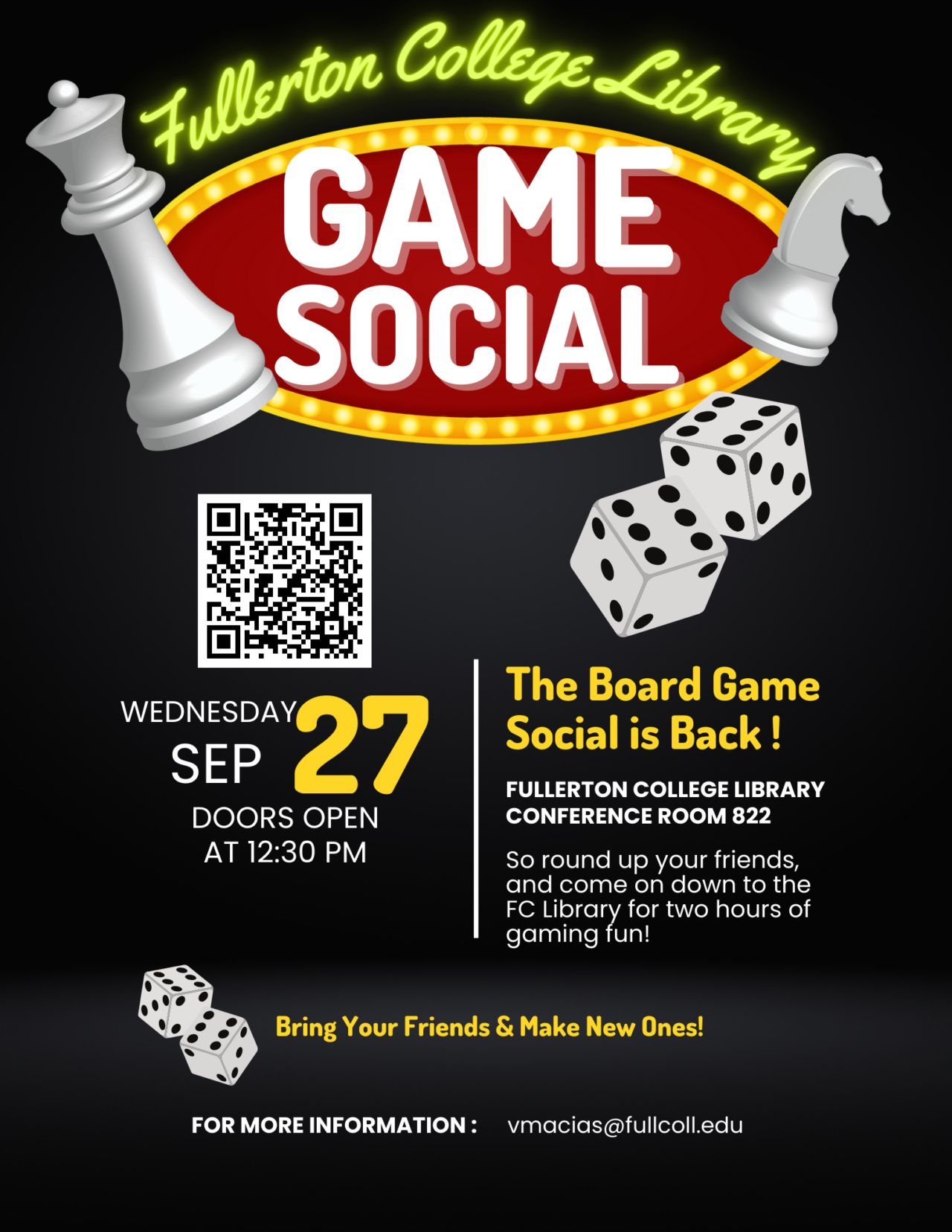 Game Day | Fullerton College Library